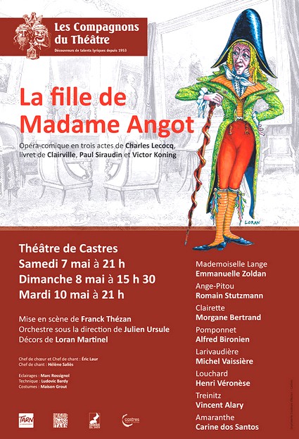 « La fille de madame Angot », opéra-comique… à Castres (81) – PARLONS EN