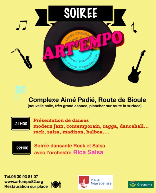 Soirée « Art’Empo »… à Nègrepelisse (82) – PARLONS EN