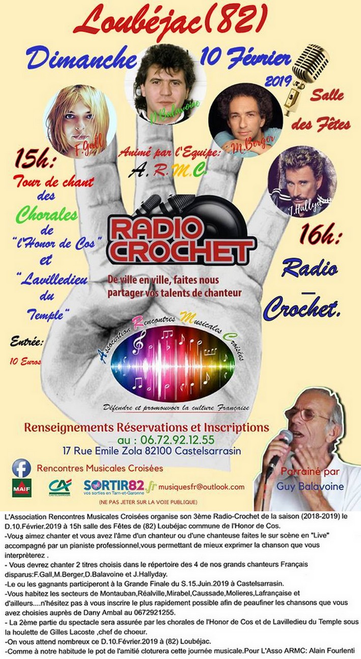 Radio-Crochet…à Loubéjac (82) – PARLONS EN