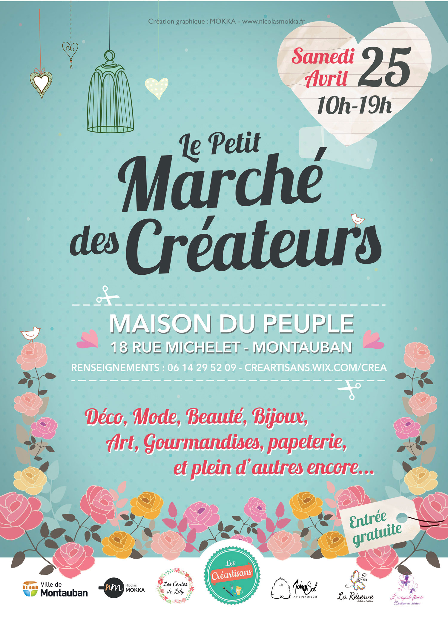 Le Petit marché des Créateurs …. à Montauban (82) – PARLONS EN