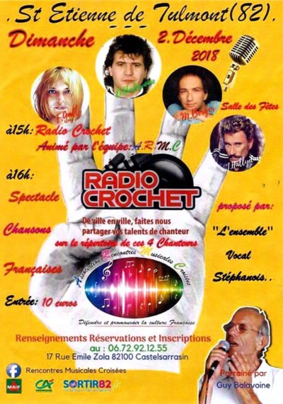 Radio crochet…à Saint Etienne de Tulmont (82) – PARLONS EN